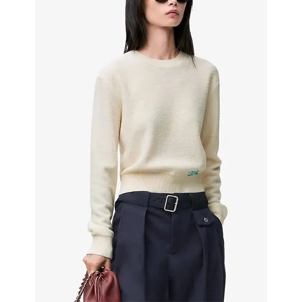 Loewe Embroidered Wool Knitted Jumper