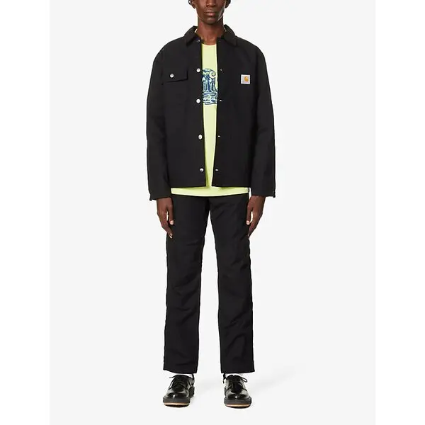 Carhartt Work In Progress Logo-patch Straight-leg Cotton Cargo Trousers