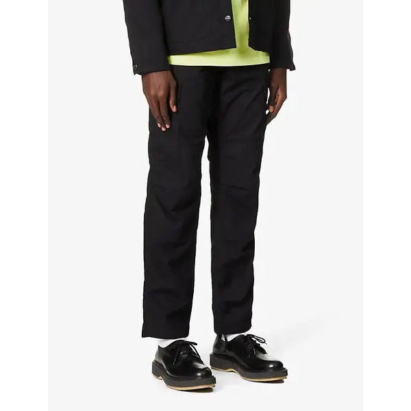 Carhartt Work In Progress Logo-patch Straight-leg Cotton Cargo Trousers
