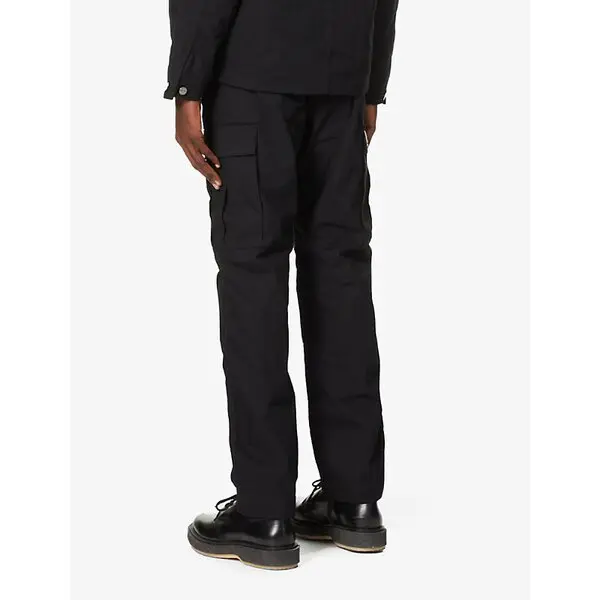 Carhartt Work In Progress Logo-patch Straight-leg Cotton Cargo Trousers