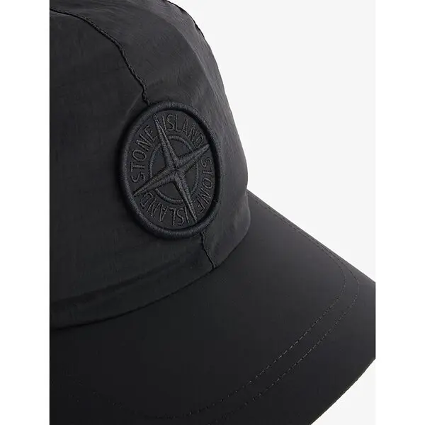 Stone Island Shell Baseball Cap With Embroidered Logo