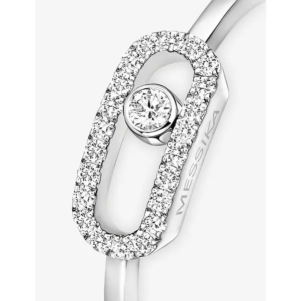 Messika Move Uno 18ct Gold And Diamond Ring - White