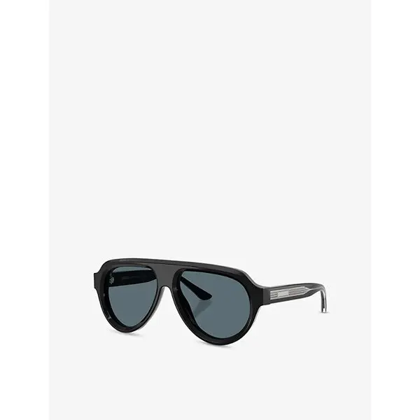 FERRARI Aviator-frame Acetate Sunglasses