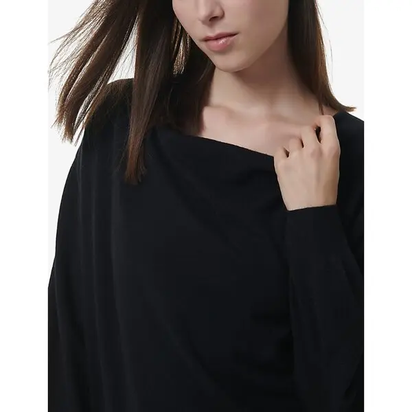 LEEM Cowl Neck Knitted Wool-blend Jumper