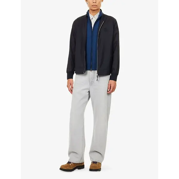 Dunhill Athluxury Packable Wool Bomber Jacket