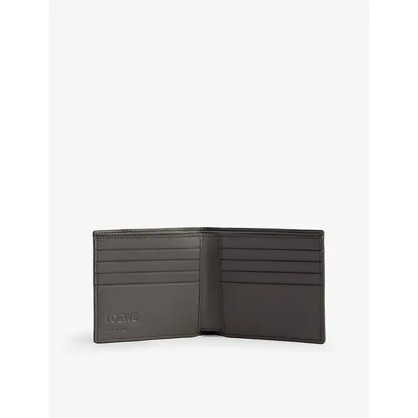 Loewe Puzzle Bifold Leather Wallet - Dark Grey