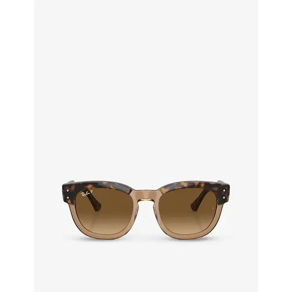 Ray-ban Square-frame Propionate Sunglasses - Brown