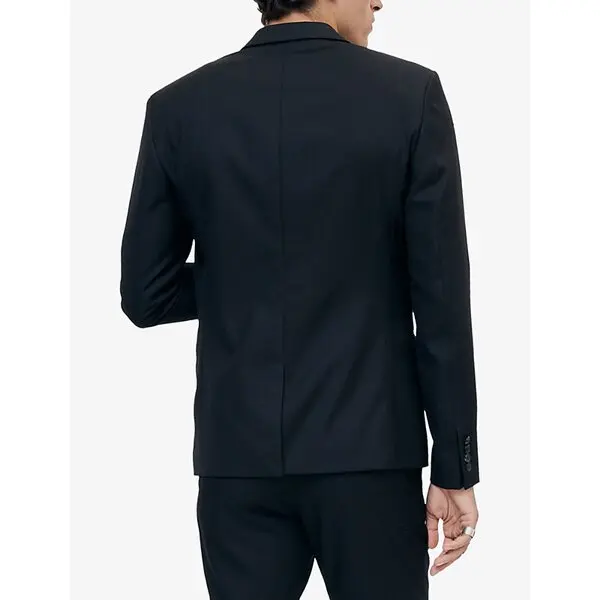 The Kooples Single-breasted Slim-fit Wool Suit Jacket