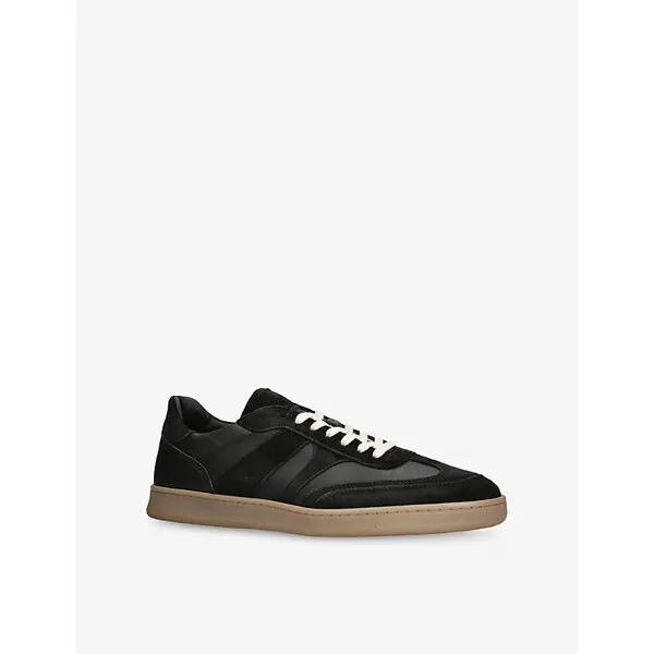COLLEGIUM Court Iii Leather Trainers - Black