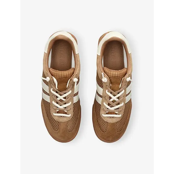 Steve Madden Verdict Suede Trainers - Tan