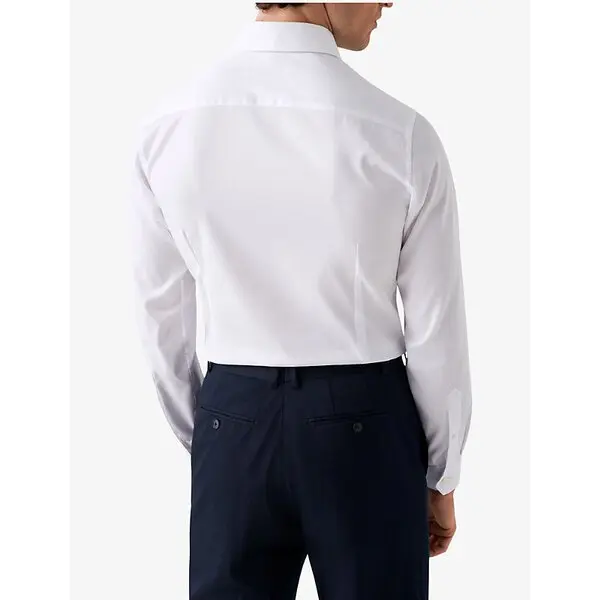 Eton Extreme Cutaway-collar Single-cuff Slim-fit Cotton-twill Shirt