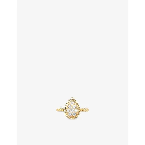 Boucheron Serpent Bohème 18ct Gold And Diamond Ring - Yellow