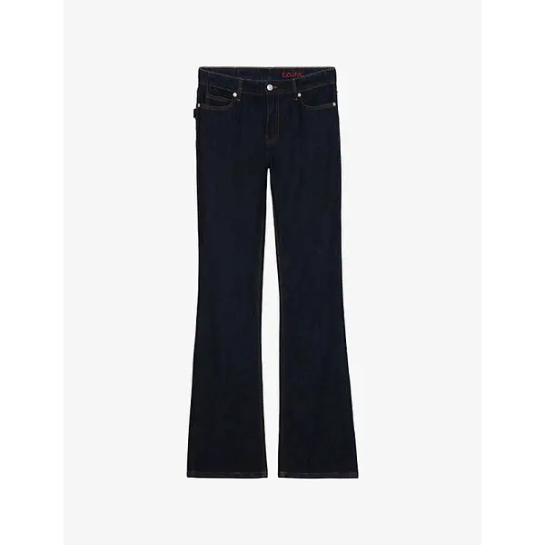 Zadig&Voltaire Eclipse Flared Mid-rise Denim Jeans - Brut