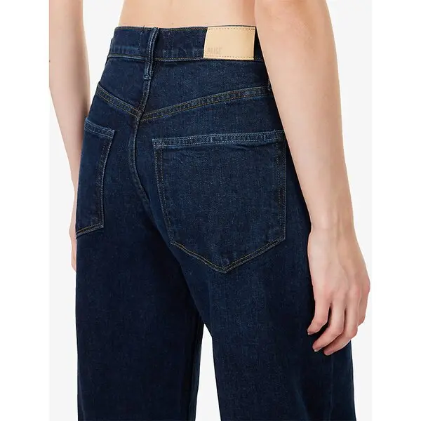 Paige Arellia Skimmer Barrel-leg Jeans