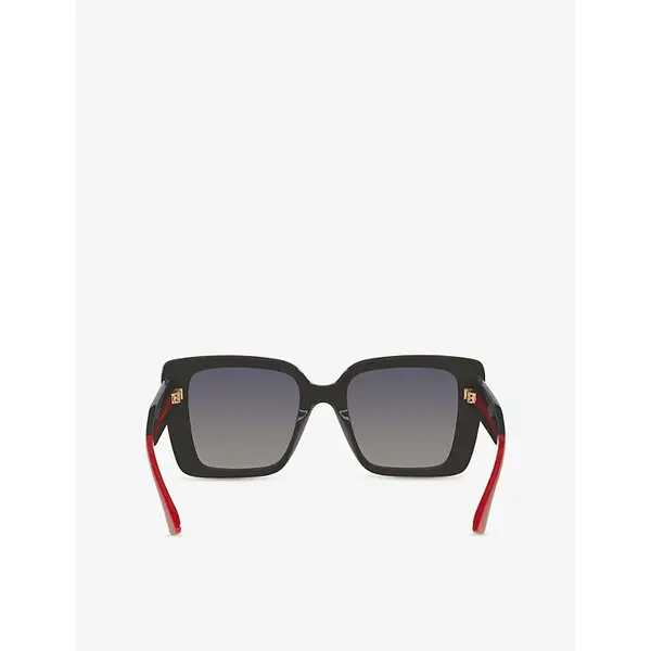 Gucci Gg1861s Square Acetate Sunglasses - Black