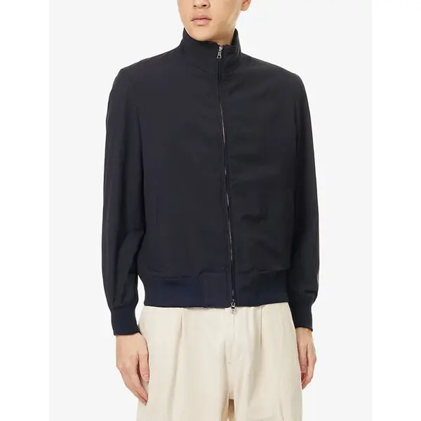 Orlebar Brown Alvaro High-neck Wool Jacket