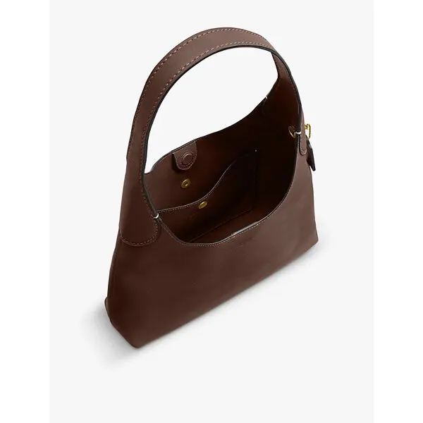 COACH Branded Leather Brooklyn Shoulder Bag