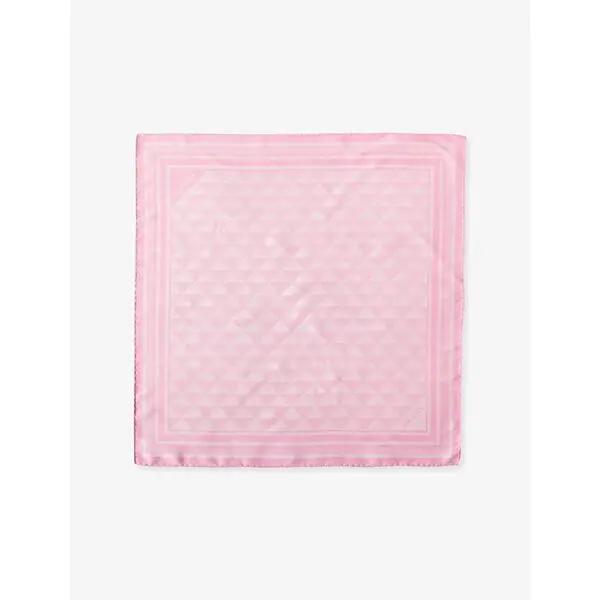 Prada Printed Silk-twill Scarf