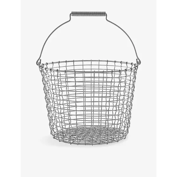 KORBO Classic Woven Metal Storage Bucket