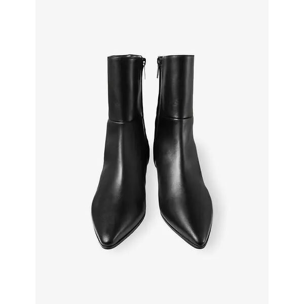 JIMMY CHOO Lory Ab 35 Leather Boots - Black