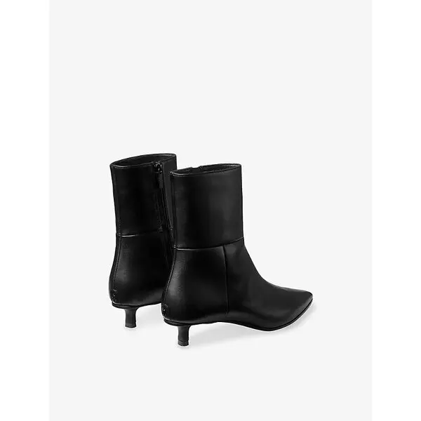 JIMMY CHOO Lory Ab 35 Leather Boots - Black