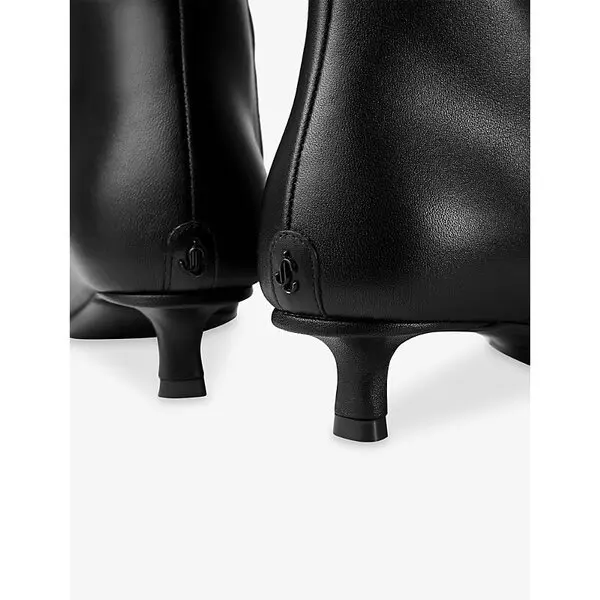 JIMMY CHOO Lory Ab 35 Leather Boots - Black