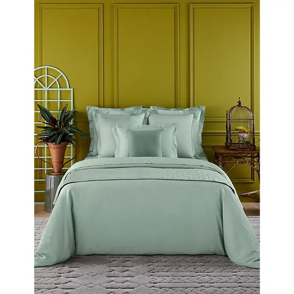 YVES DELORME Triomphe Cotton Oxford Pillowcase 65cm X 65cm
