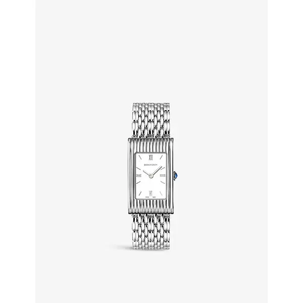 Boucheron Reflet Medium Stainless-steel Automatic Watch - Silver