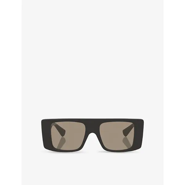 Gucci Square-frame Acetate Sunglasses - Black