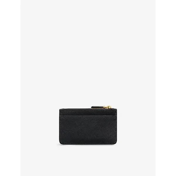 Prada Logo-plaque Card Holder - Black