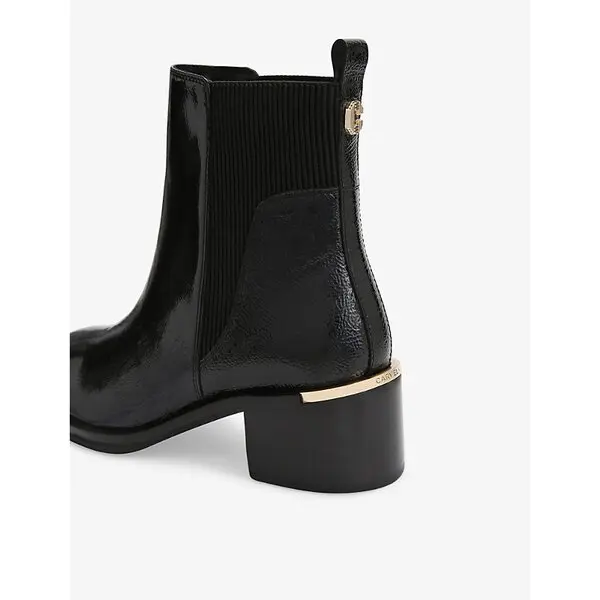 Carvela Liberty Patent-leather Heeled Ankle Boots