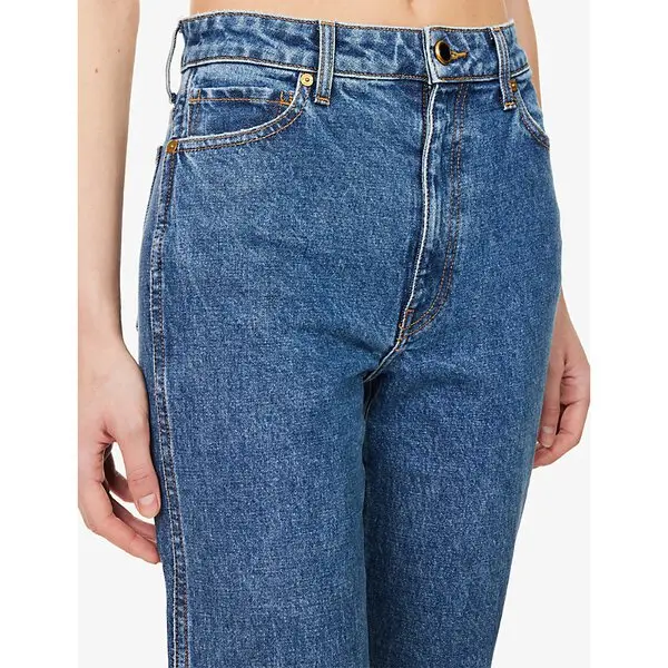 Khaite Danielle Straight-leg Denim Jeans