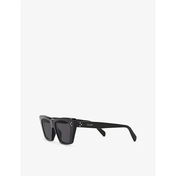 Celine Acetate Cat-eye Sunglasses - Black
