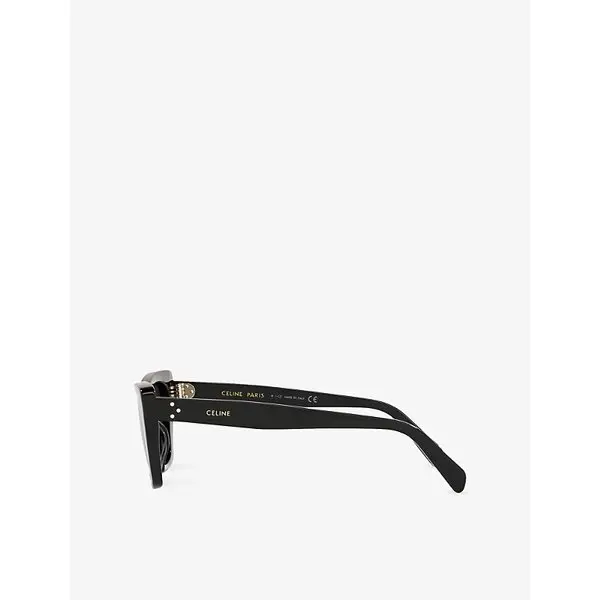 Celine Acetate Cat-eye Sunglasses - Black