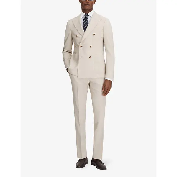 REISS Belmont Slim-fit Stretch Woven-blend Blazer