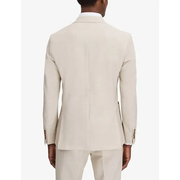 REISS Belmont Slim-fit Stretch Woven-blend Blazer