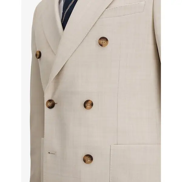 REISS Belmont Slim-fit Stretch Woven-blend Blazer