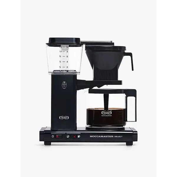 MOCCAMASTER Kbg Select Filter Stainless-steel Coffee Machine - Black