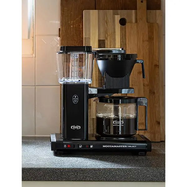 MOCCAMASTER Kbg Select Filter Stainless-steel Coffee Machine - Black