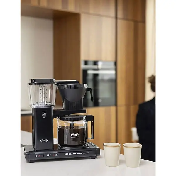 MOCCAMASTER Kbg Select Filter Stainless-steel Coffee Machine - Black