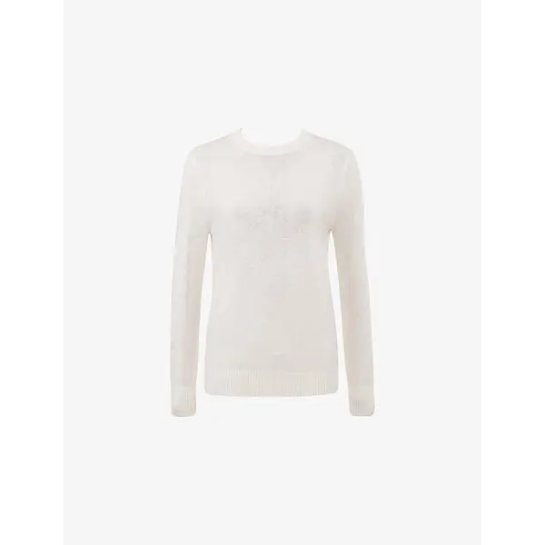 House Of Cb Rochelle Wool And Cashmere Jumper - Cream
