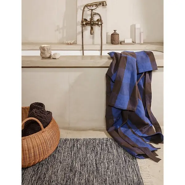 FERM LIVING Braided Low Rattan Basket 32cm