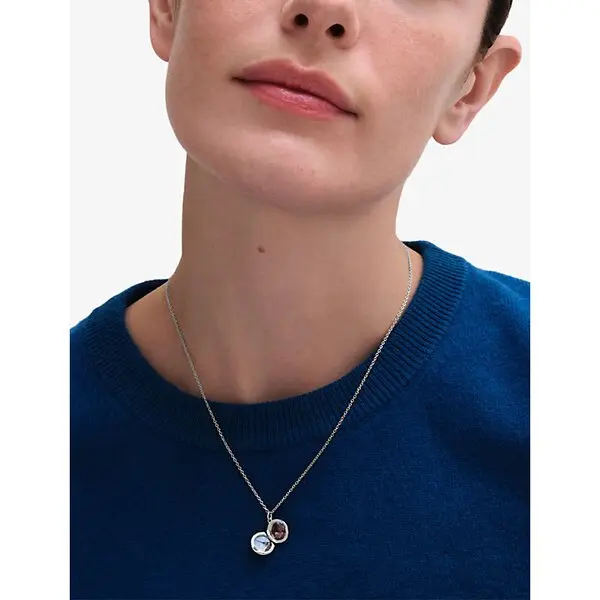 Astley Clarke Biography Mini And White Sapphire Locket Necklace
