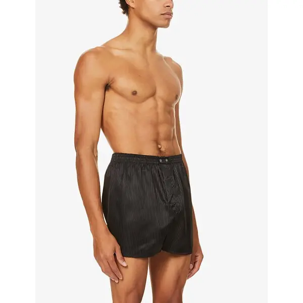 Derek Rose Woburn Regular-fit Silk Boxers