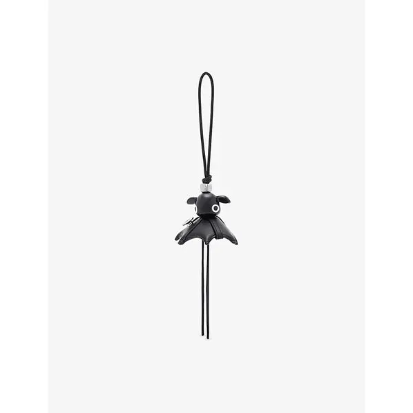 Loewe Biker Puzz Leather Charm - Black