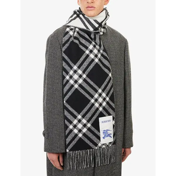 Burberry Check Cashmere Scarf