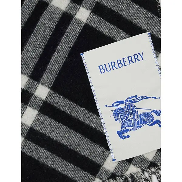 Burberry Check Cashmere Scarf