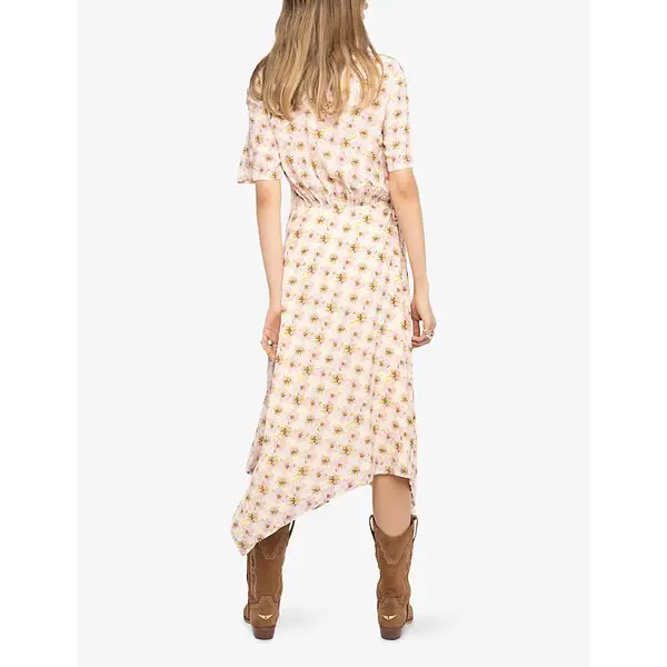Zadig&Voltaire Reforme Floral-print Wrap Midi Dress