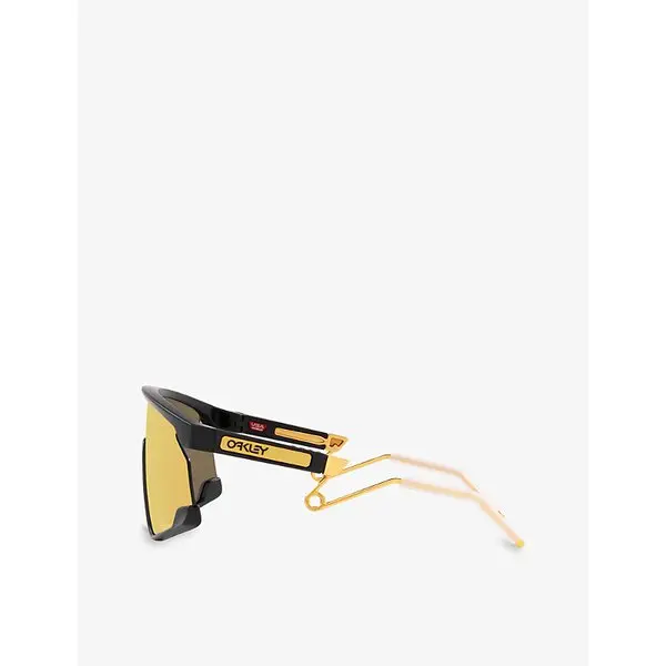 Oakley Rectangle Metal Sunglasses - Black