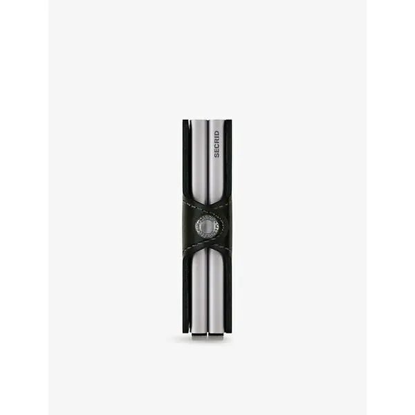 SECRID Twinwallet Aluminium And Leather Wallet - Black